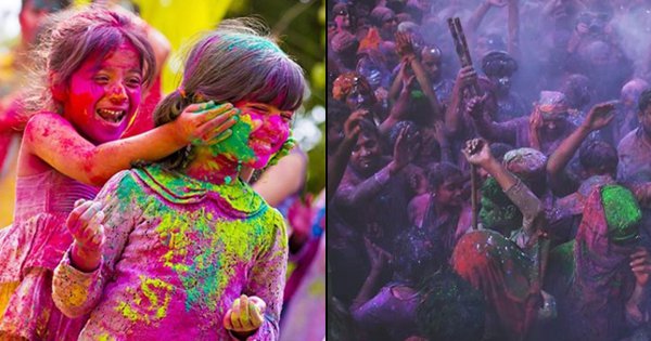 Pictures Of People Playing Holi