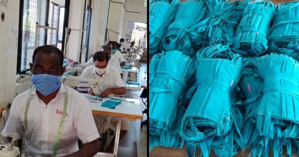 Kerala Prisoners Make 6,000 Masks In 2 Days To Overcome Shortage Amid ...