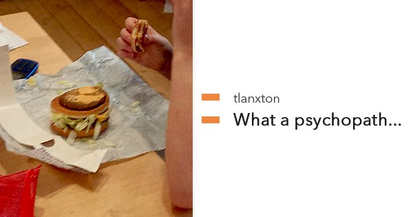 This Guy Eating A Burger Layer By Layer Is Making The Internet Go 'Yeh ...