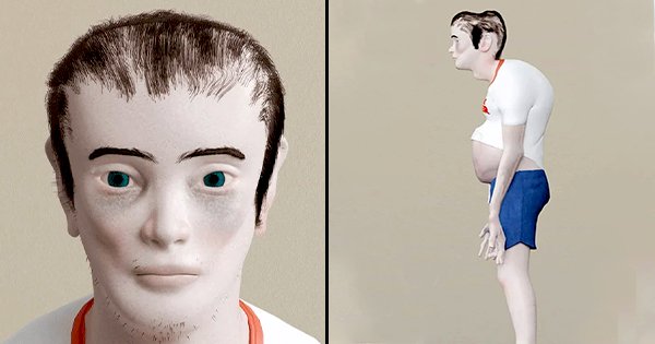 3D Models Of Gamers In 20 Years | Horrifying Models Of How Gamers Will ...