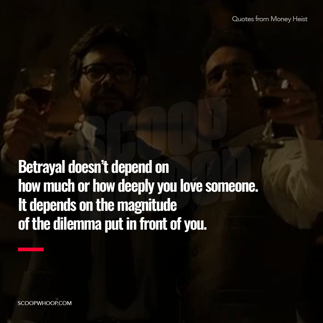 12 Quotes From Money Heist | 12 Best Money Heist Dialogues