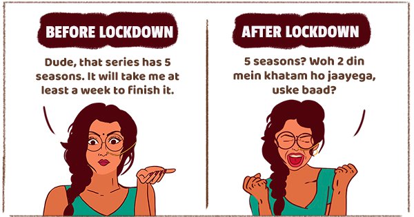 10 Illustrations That Depict How Life Has Changed Before Vs After Lockdown