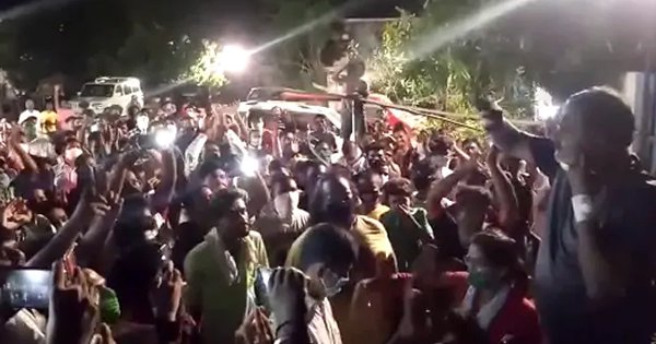 Social Distancing Defied: Crowd Gather In Large Numbers To Celebrate ...
