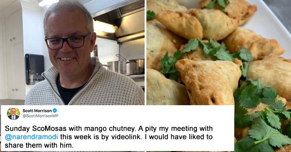 Aus PM Scott Morrison Makes Samosas To Virtually Share With His Buddy ...