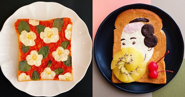 This Artist Is Serving Up The Most Artfully Decorated Toast That's Too ...