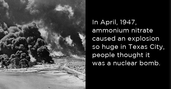 A List Of Ammonium Nitrate Explosions That Have Led To Disasters & Why ...