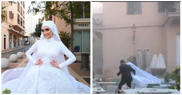 This Lebanese Bride’s Wedding Video Captures The Massive Explosion That ...