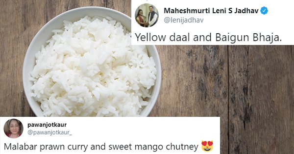 Twitter Talking About Dishes That They Would Love Eating With Rice Is ...