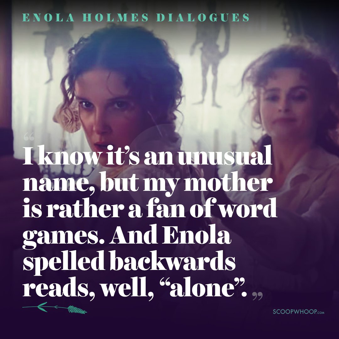 24 Dialogues From 'Enola Holmes' That Will Stay With You Long After The ...