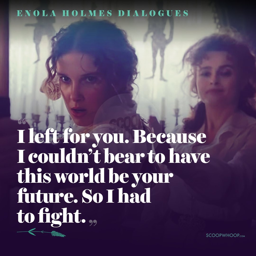 24 Dialogues From 'Enola Holmes' That Will Stay With You Long After The ...