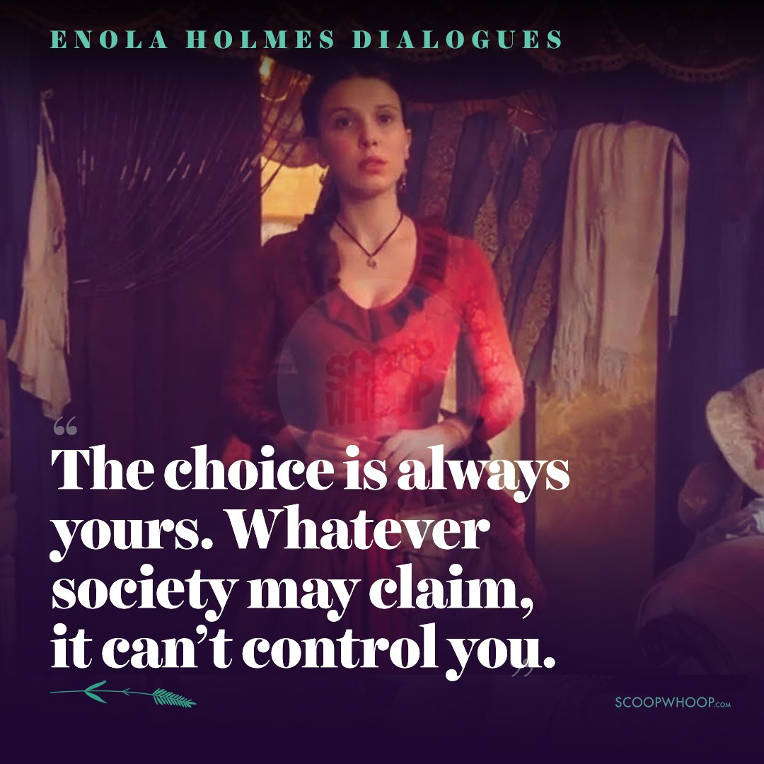 24 Dialogues From 'Enola Holmes' That Will Stay With You Long After The ...
