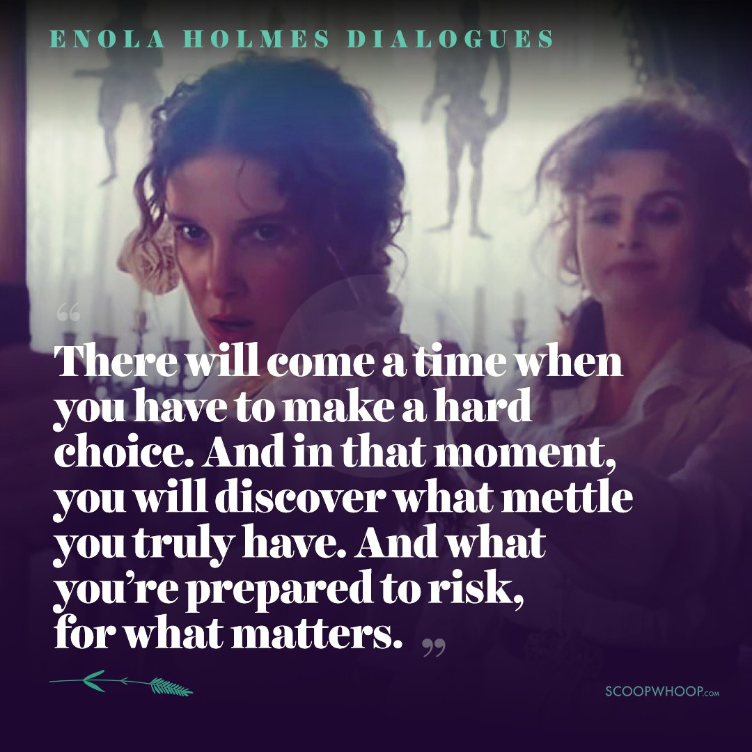 24 Dialogues From 'Enola Holmes' That Will Stay With You Long After The ...