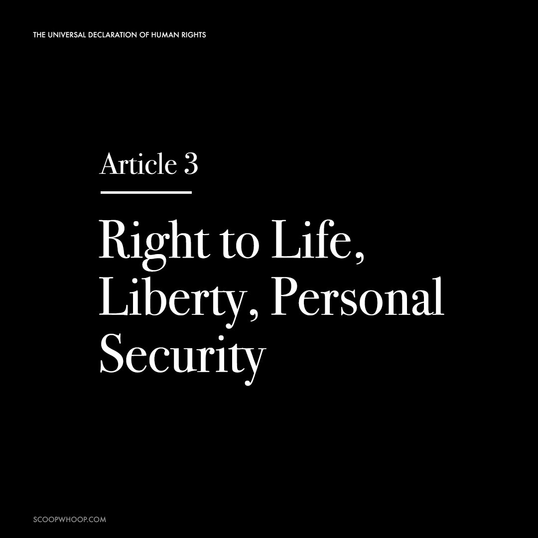 30 Basic Human Rights According To The UN . But How Many Of These Do We ...