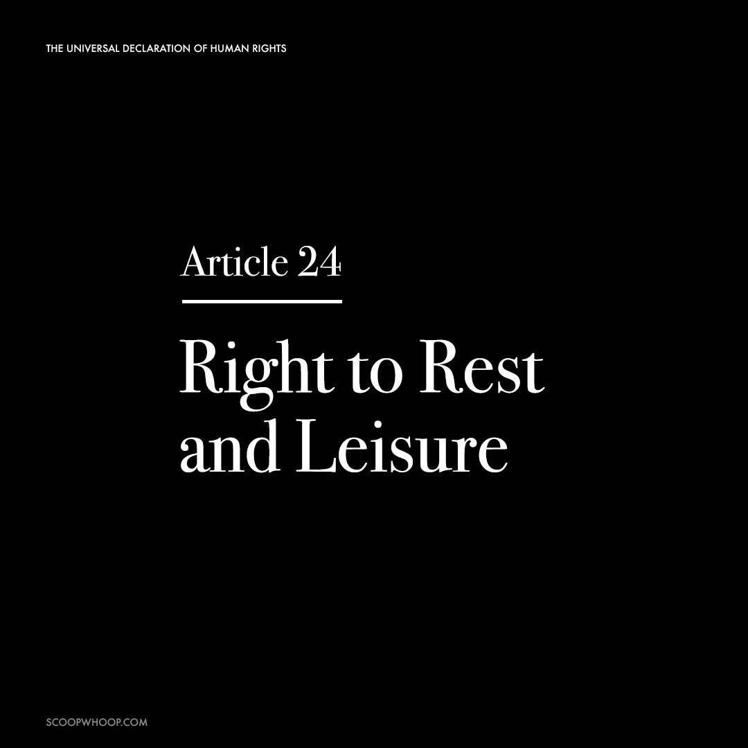 30 Basic Human Rights According To The UN . But How Many Of These Do We ...