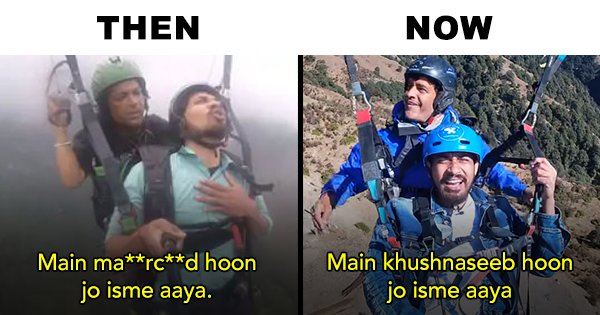 Remember The Paragliding Man? He's Back With His 2nd Attempt, This Time ...