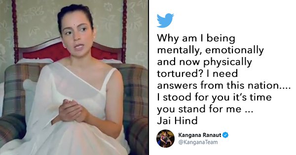 Kangana Ranaut Claims Harassment, Asks The Supreme Court To Answer Why ...