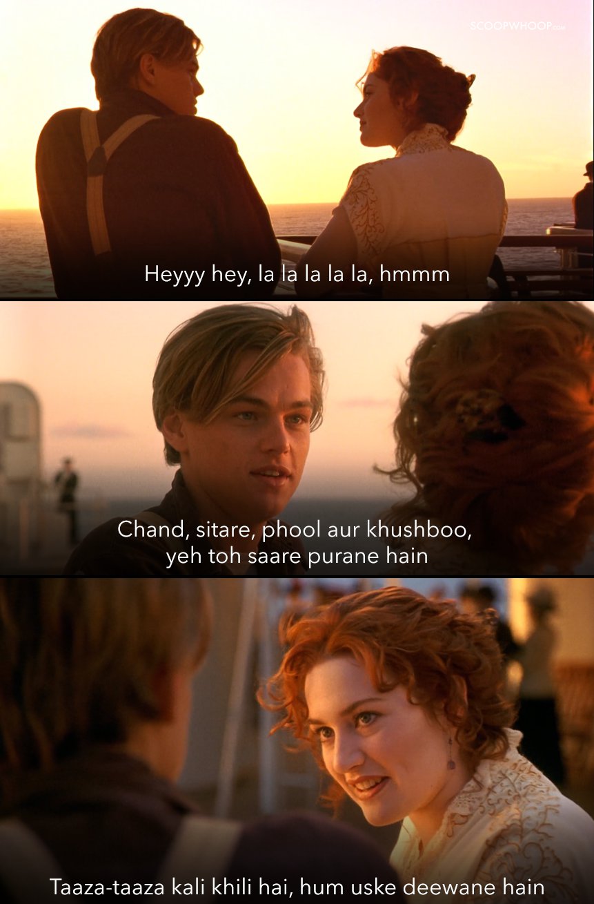 We Put Dialogues From Kaho Naa Pyaar Hai On Scenes From Titanic & This ...