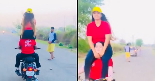 Here’s How This Viral Bike Stunt By These Women Earned Them Followers ...