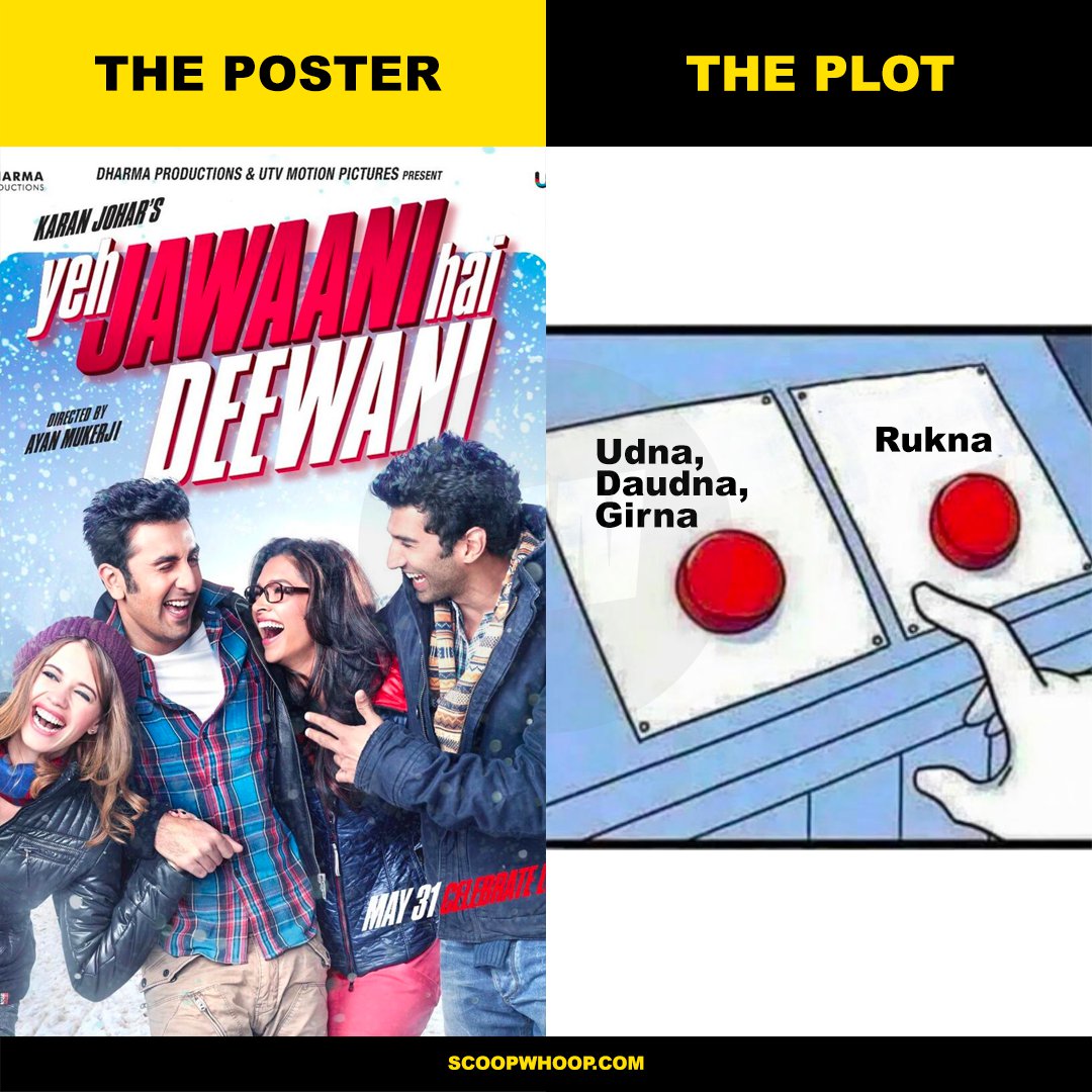 17 'The Poster, The Plot' Memes Of Popular Bollywood Movies