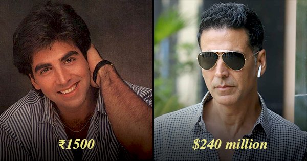 A Look At These Celebs' First Income Vs. Their Last Income