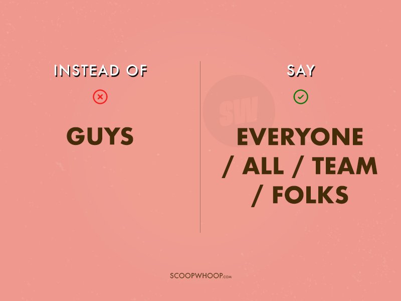 32 Everyday Words That Seem Harmless But Are Actually Inappropriate