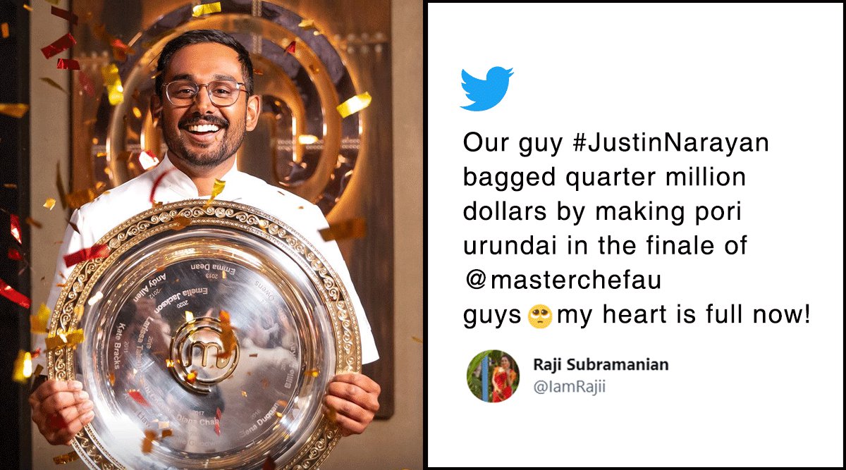 Desi Twitter On Fire As Indian-Origin Justin Narayan Takes Home The ...