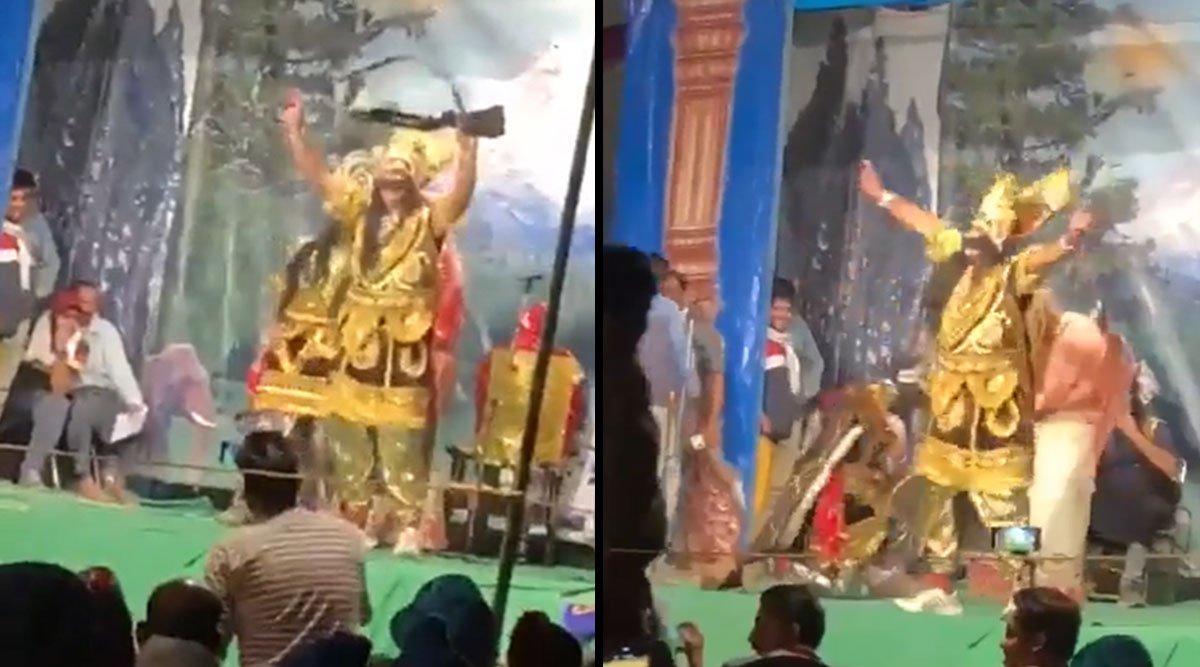Watch: This Raavan Doing Bhangra During Ramlila Is Going Viral On Twitter