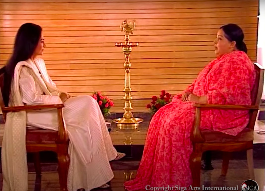 Jayalalitha On 'Rendezvous With Simi Garewal'