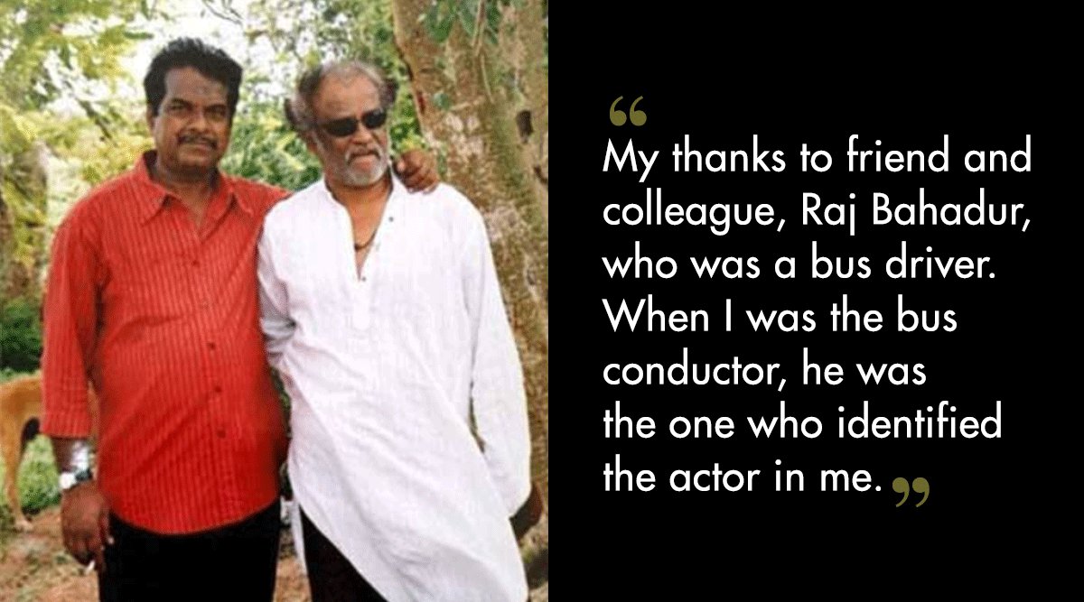 Rajinikanth Dedicates His Dadasaheb Award To Old ‘Bus Driver’ Friend
