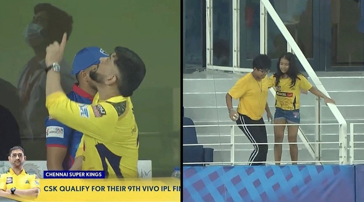 MS Dhoni Gives Signed Ball To 2 Kids Who Were Seen Crying After The CSK ...