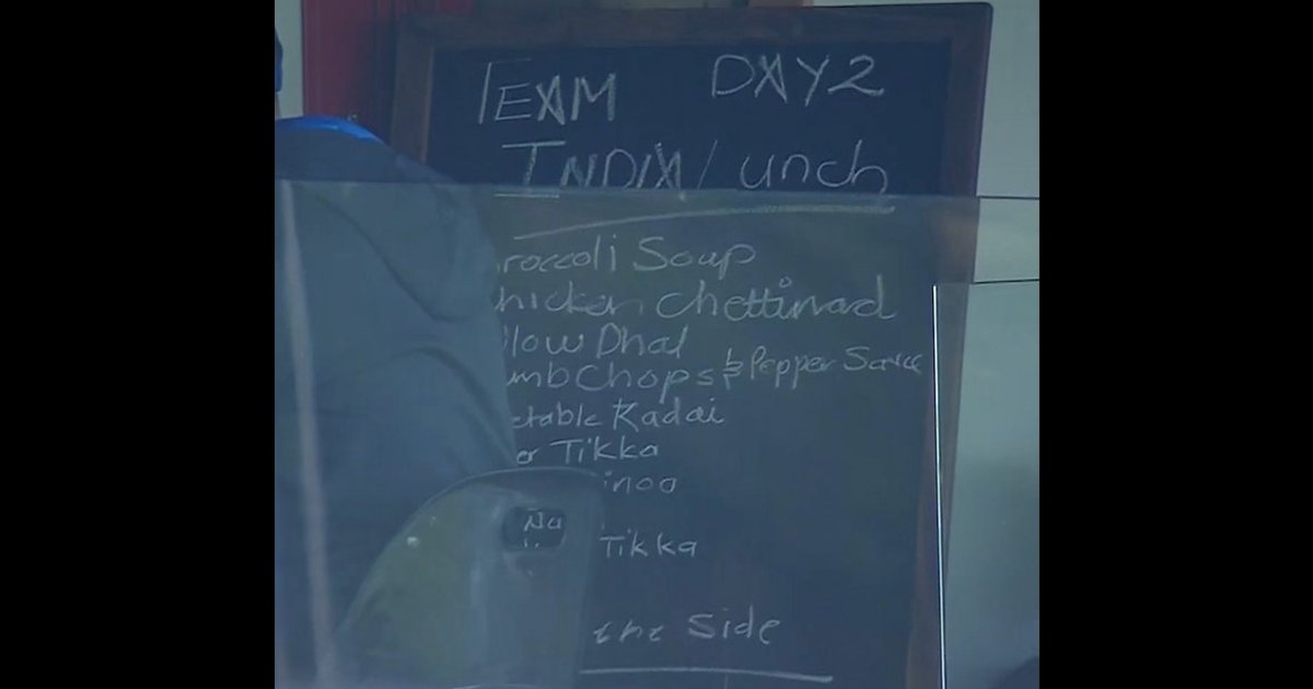 Team India's Lunch Menu During Series Against SA