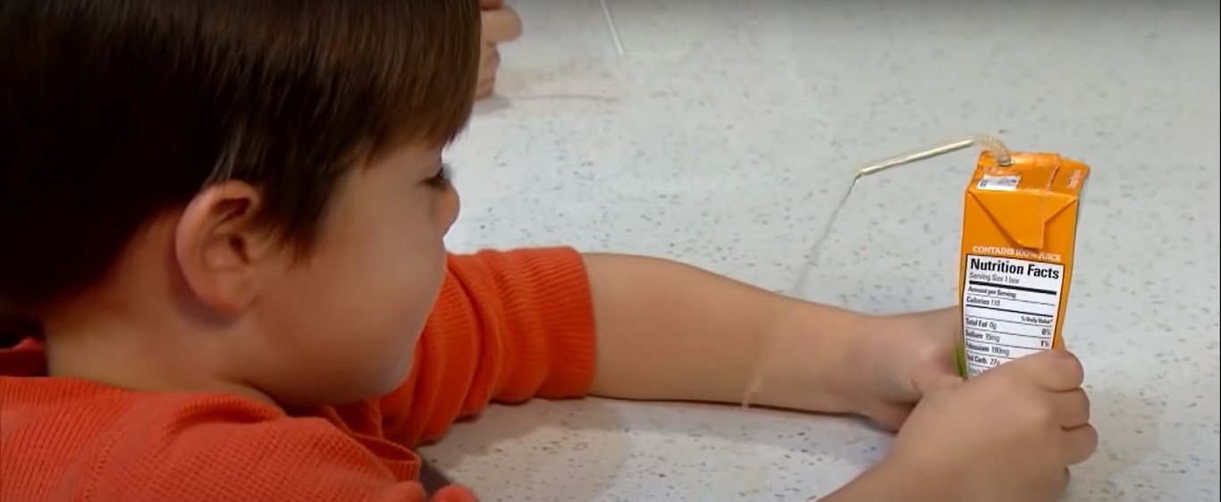 Here's Why Paper Juice Boxes Have Triangular Flaps On Both Sides, They ...