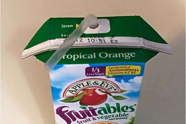Here's Why Paper Juice Boxes Have Triangular Flaps On Both Sides, They ...