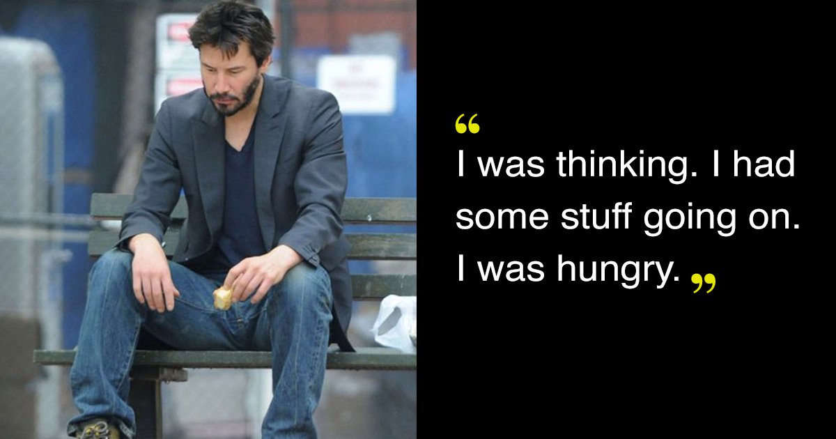 Keanu Reeves Finally Revealed What He Was Thinking When The 'Sad Keanu ...