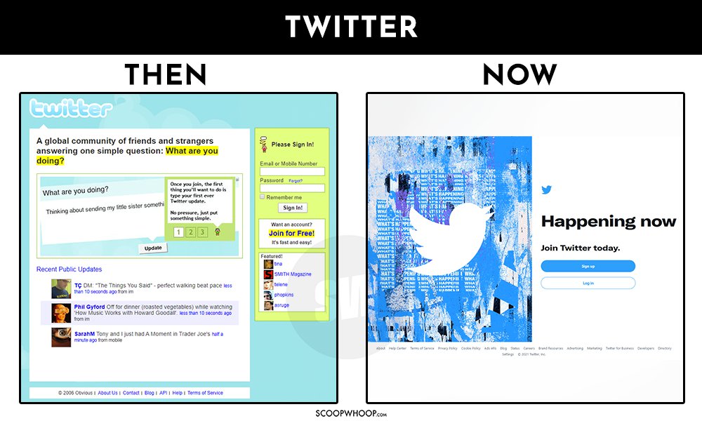 In Pics: From Facebook To Netflix, Then And Now Of Popular Websites And ...