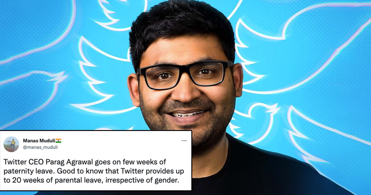 Fellow Dads Hail Twitter CEO Parag Agrawal's Decision To Take Paternity ...