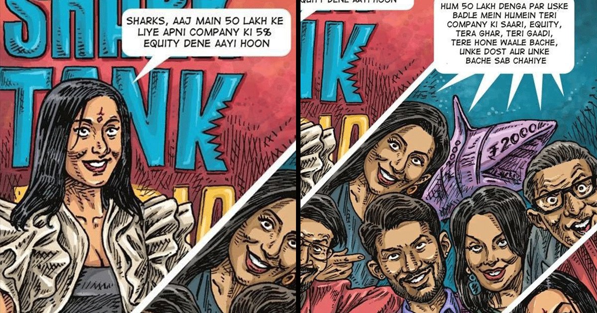 These Comics Perfectly Describe What We All Know About Shark Tank India ...