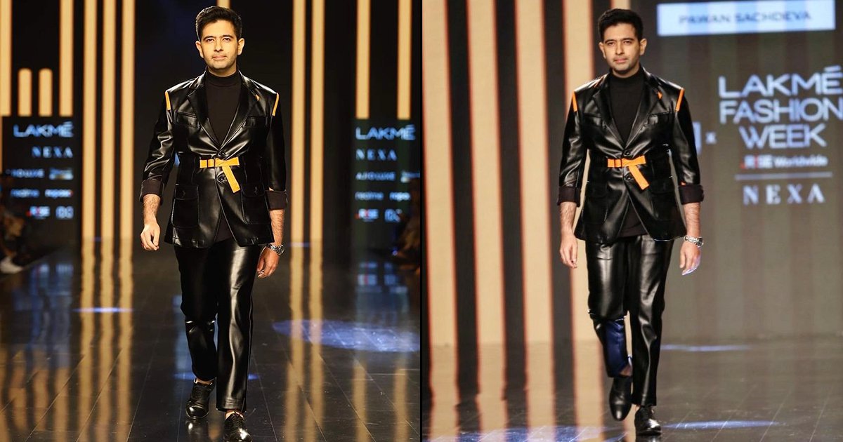 AAP Model Raghav Chadha Walked The Ramp At Lakme Fashion Week ...