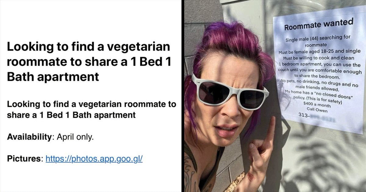 Bizarre Ads For A Roommate Will Make You Want To Live Alone