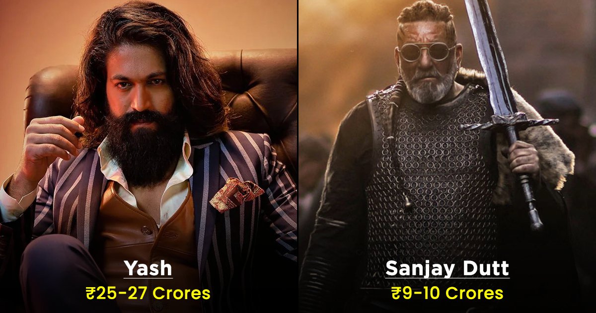 From Yash To Sanjay Dutt, Here's How Much The Star Cast Of 'KGF ...