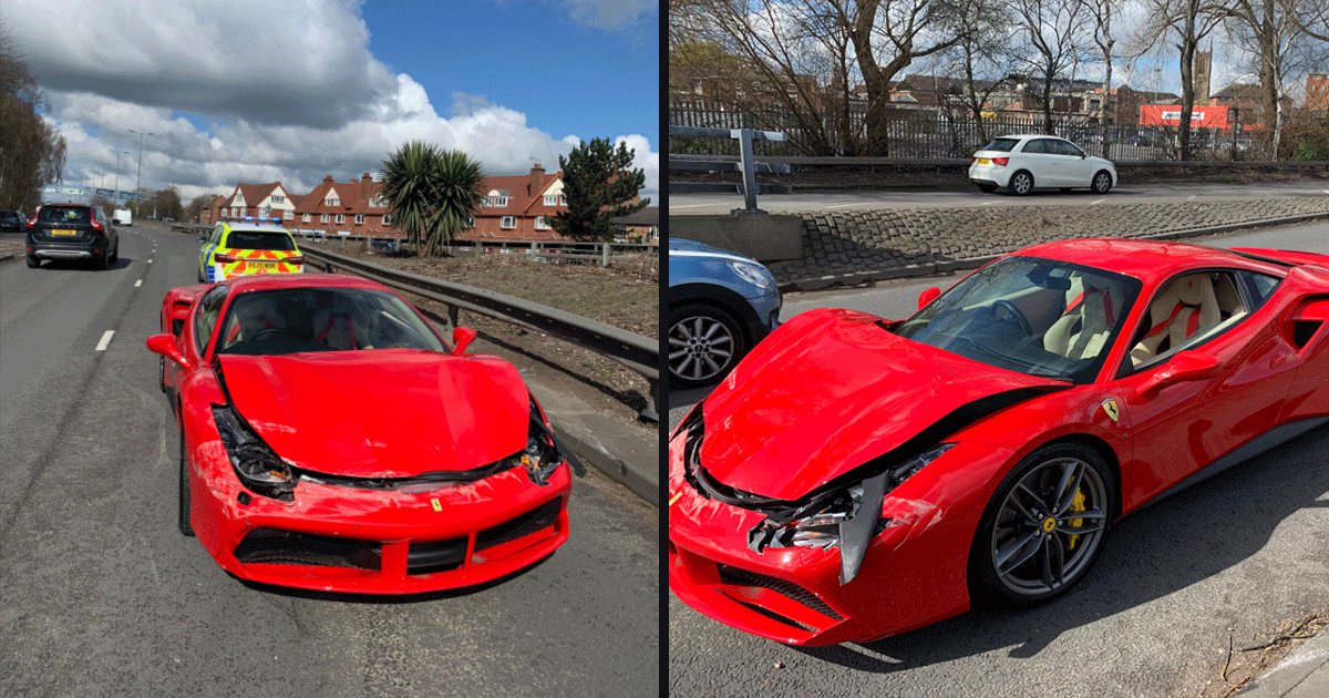 This Driver Crashed Their Brand New ₹2 Crore Ferrari Moments After ...