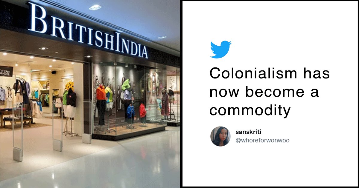 Brand Selling 'Nice Outfits' From British Rule In India To Evoke ...