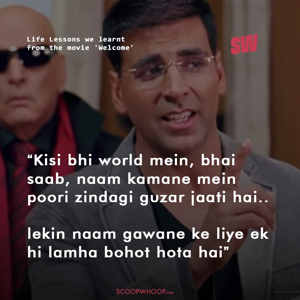15 Dialogues From The Movie 'Welcome' That Teach Us Important Life Lessons