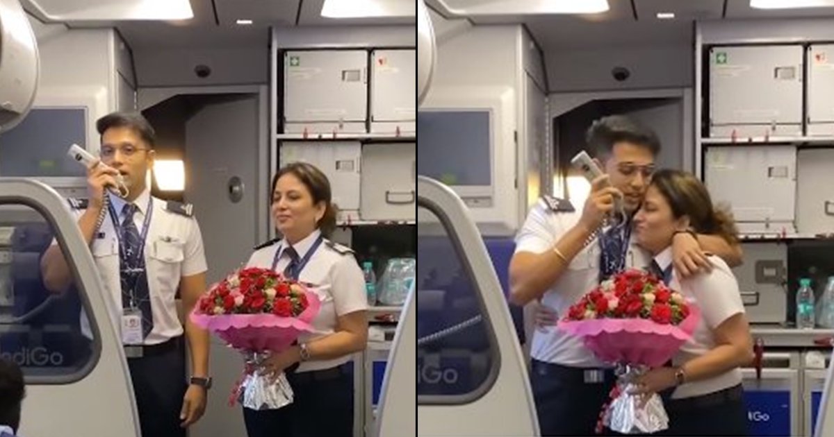 Video: First Officer Gets Emotional Before Taking Pilot Mom On Her 1st ...
