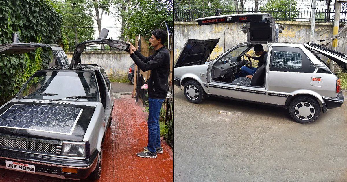 This Kashmiri Teacher Made A Solar Car That Has Been Dubbed The Desi ...