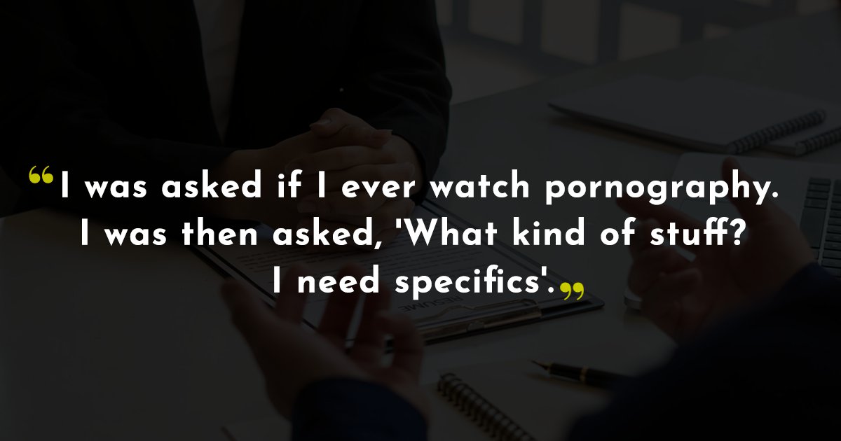 15 People Reveal The Most Inappropriate Questions They've Been Asked At ...