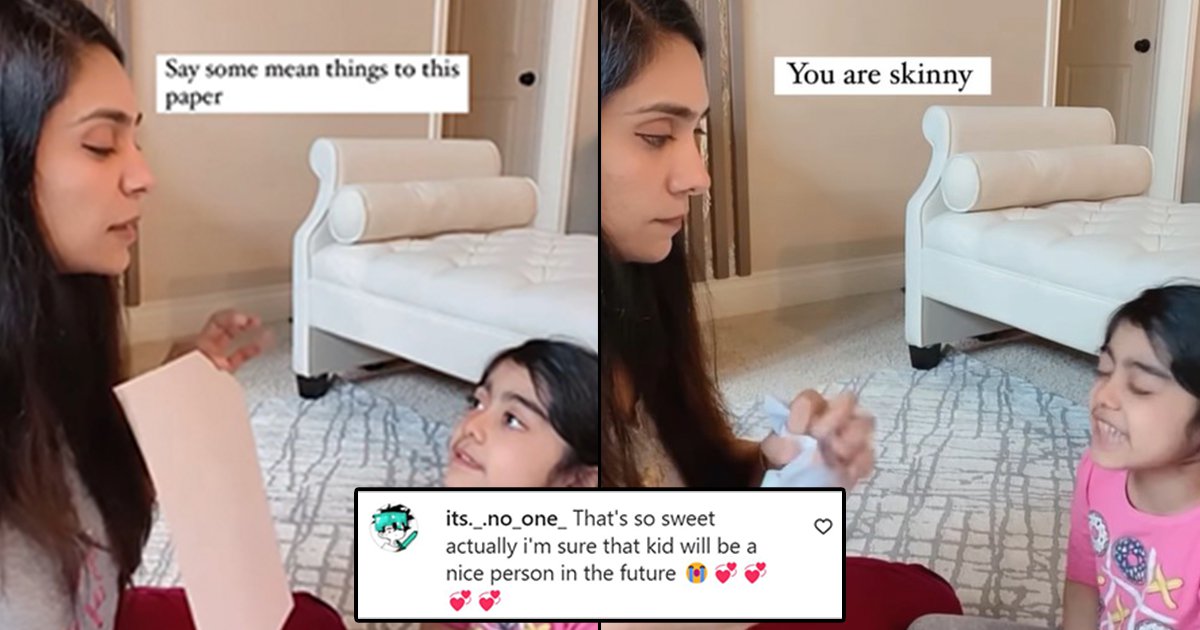 This Woman Teaching Her Kid About Bullying With Paper Is A Must-Watch