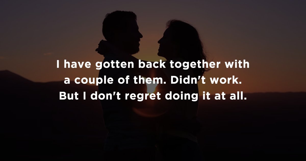 14 People Who Have Patched Up With Their Ex Share How It Worked Out For ...