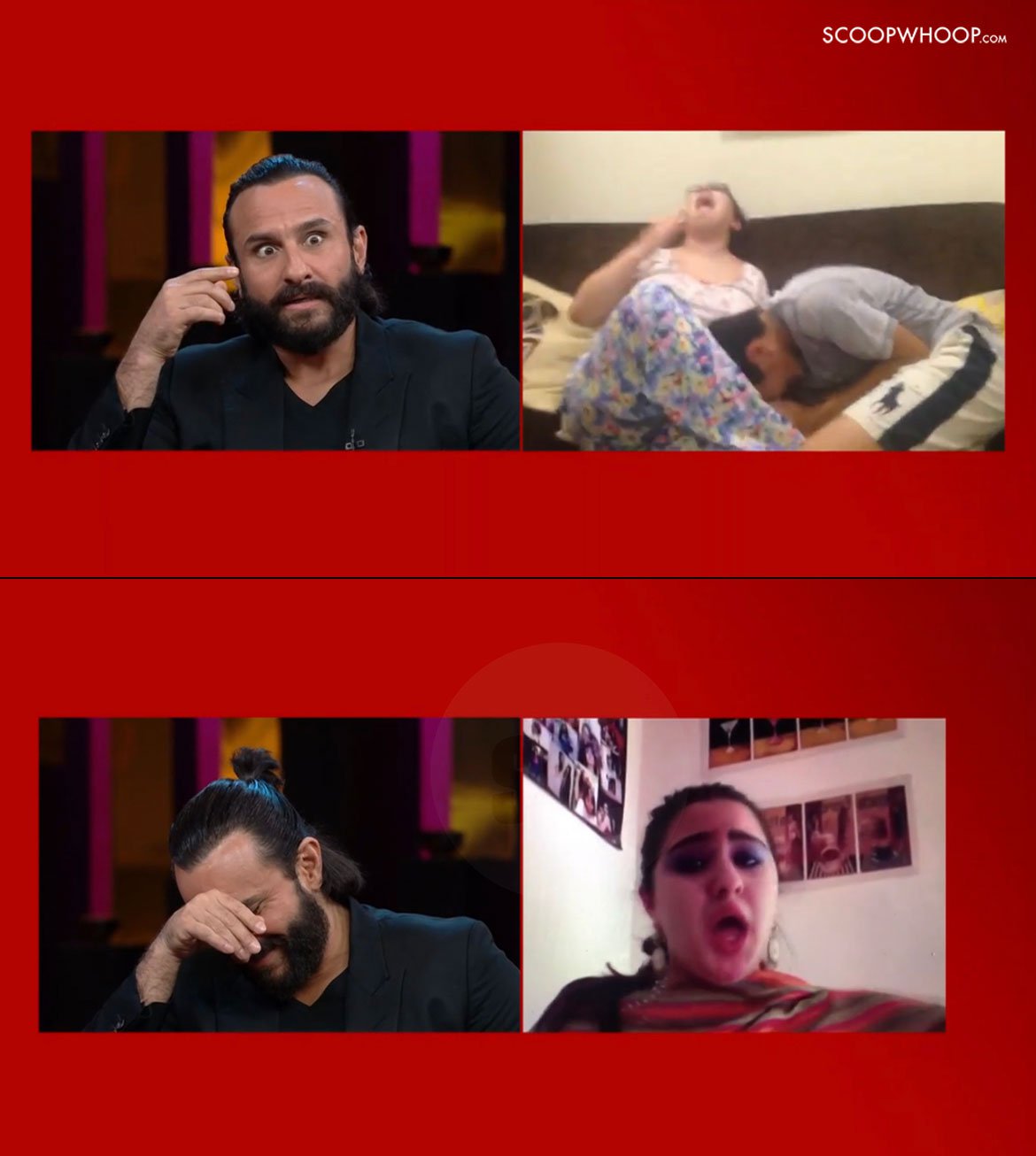 Father-Daughter Moments From Sara & Saif Ali Khan Episode In Koffee ...