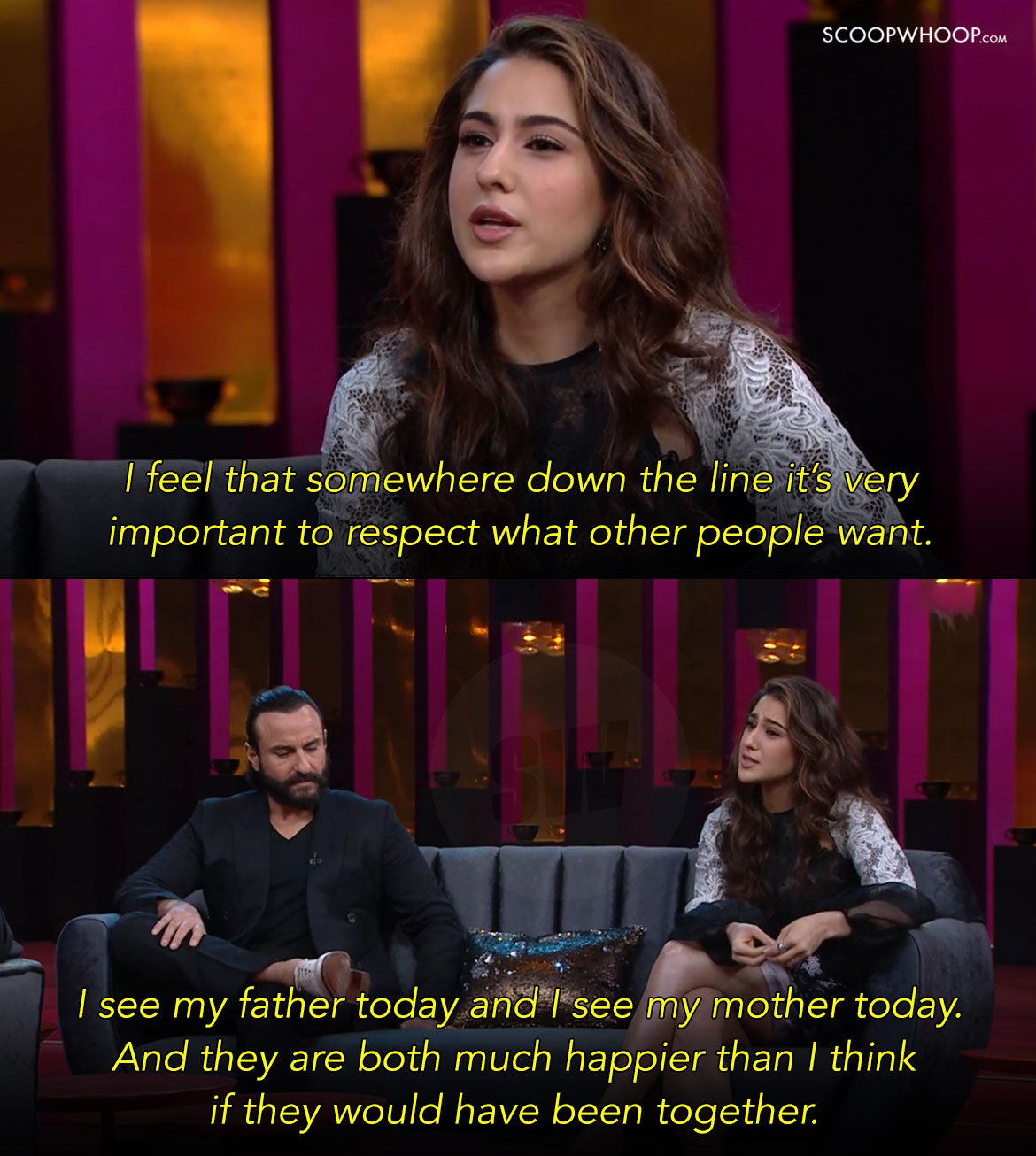 10 Epic Father-Daughter Moments From Sara & Saif Ali Khan In Koffee ...